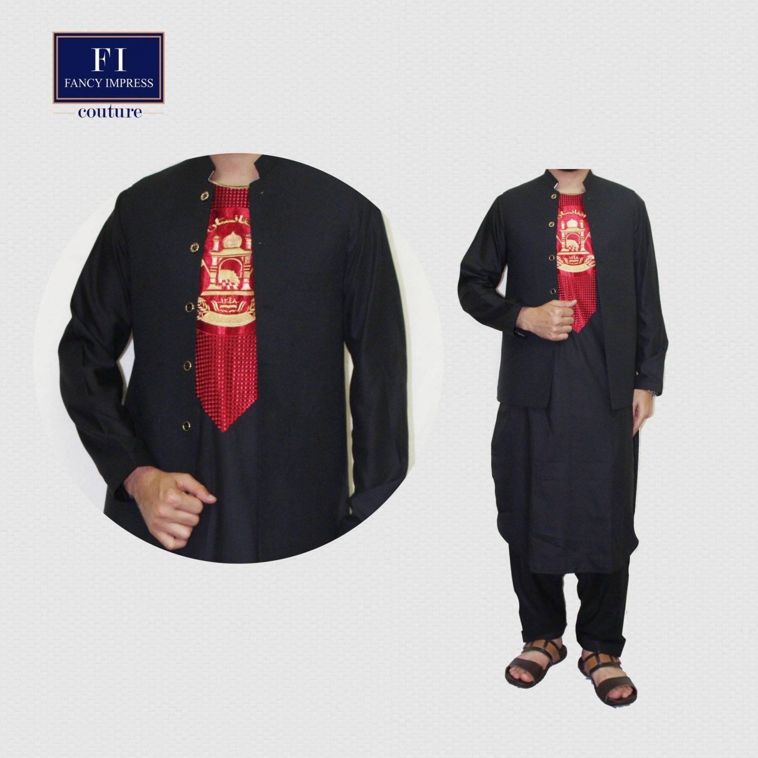 Men's Afghani-Flag Khamak Clothes - Fancy Impress Ltd